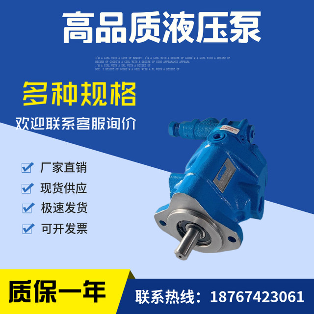 Vickers oil pump imported from the United States variable piston pump ...