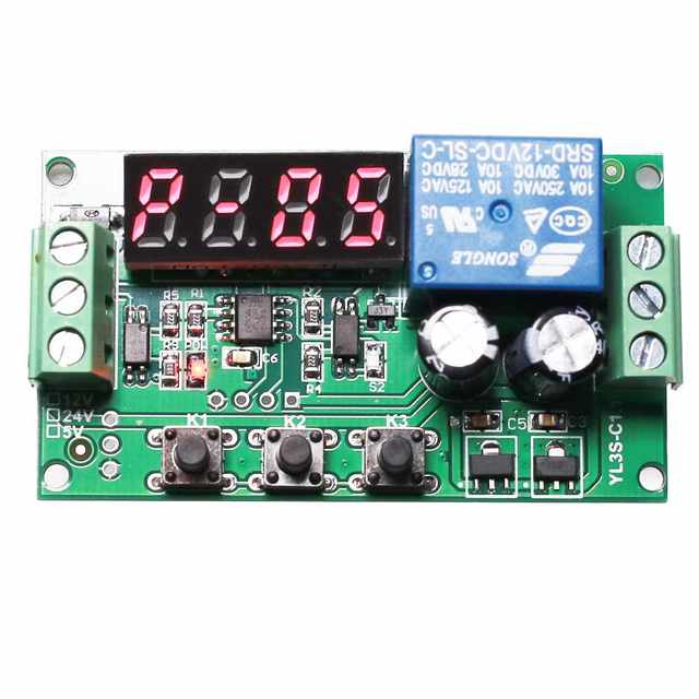 DC 12V Pulse Counter High Level Trigger Relay Module 0-10KHz