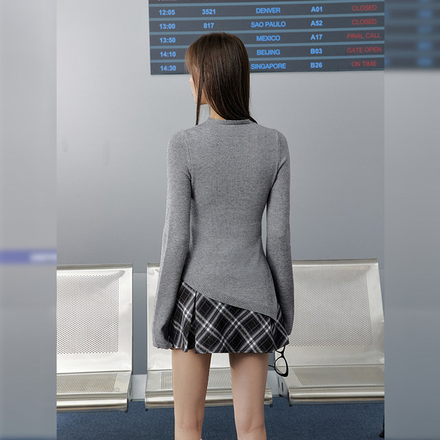 UNIFREE half turtleneck sweater for women in autumn new solid color ...