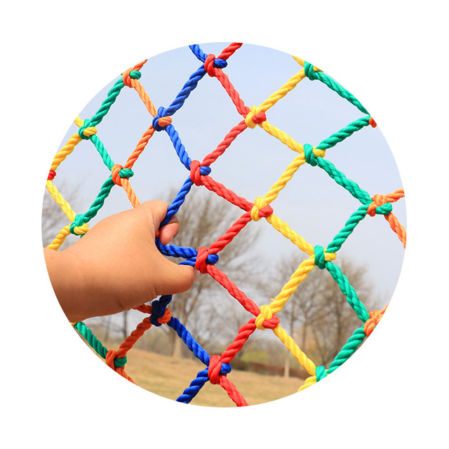 Children's color safety net balcony patio stair protection net anti ...