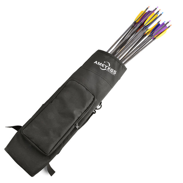 Bow and arrow bag, three-tube, four-tube quiver, double straps that can ...