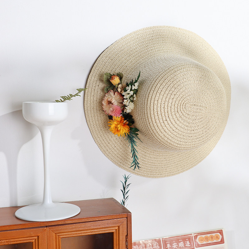 DIY Flower Hat Straw Hat Material Package for Children and Adults