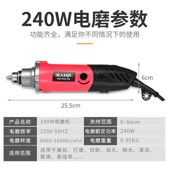 Electric grinder small handheld grinder electric polishing artifact ...