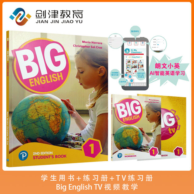 Original imported Longman Pearson children's English training textbook ...