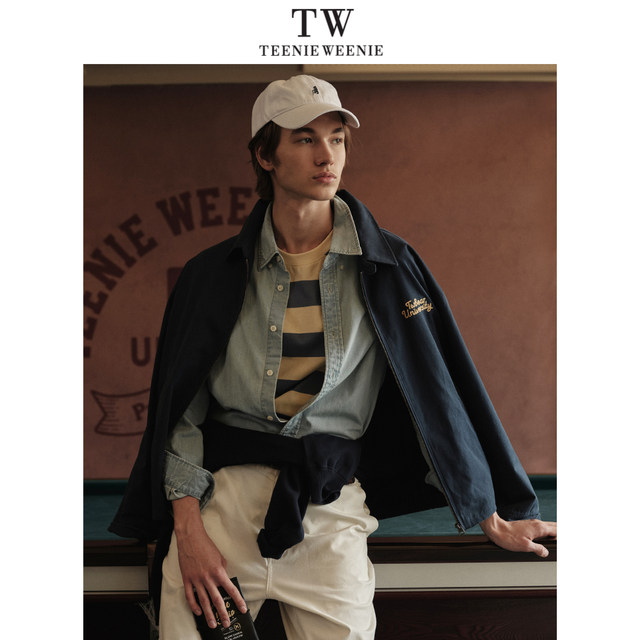 TeeniewEnie Little Bear Men's Jacket 2025 Spring New Simple Witter ...