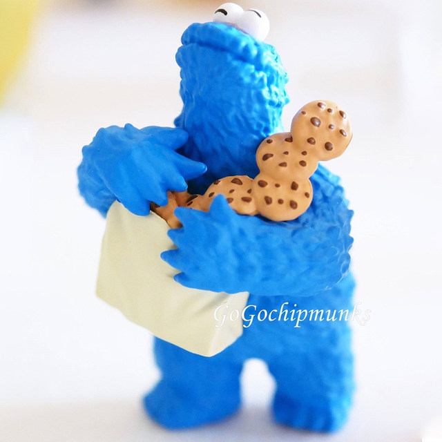 Japanese Genuine QUALIA Windward Sesame Street Doll Gacha Elmo Cookie ...