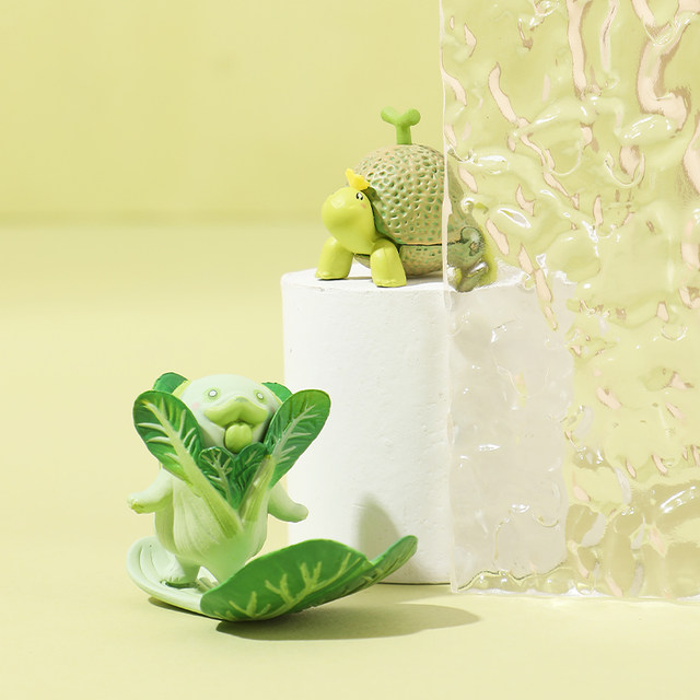 Japanese Genuine STASTO Volume 2 Vegetable Elf Green Cabbage Dog Figure ...