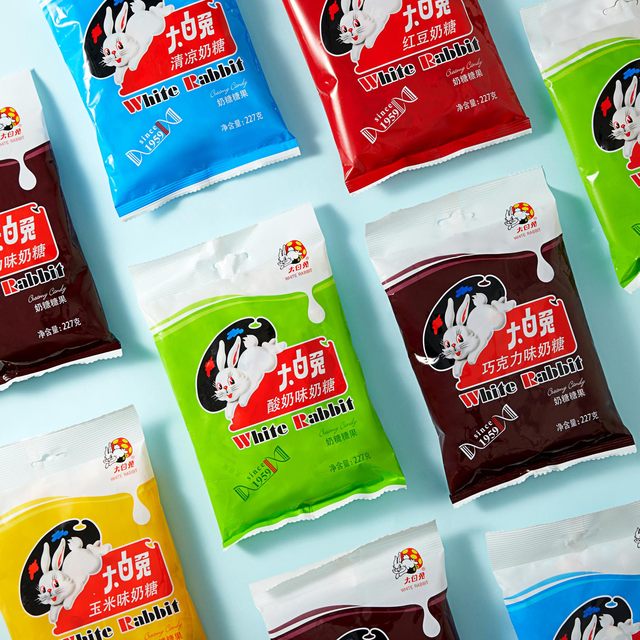 White Rabbit Milk Candy 227g Bag Five Flavors Wedding Candy Wedding ...
