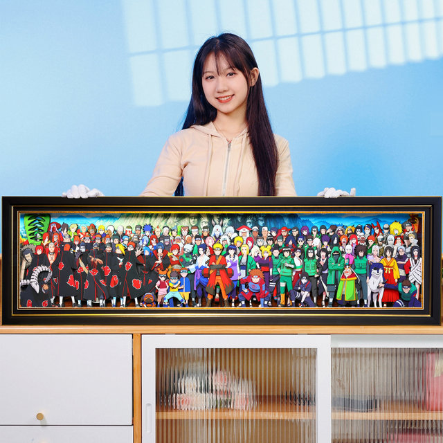 Naruto Akatsuki organization family portrait handmade three-dimensional ...