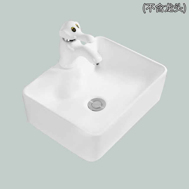 Kindergarten school wash basin ceramic color children's table basin ...