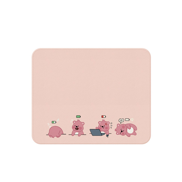 Pink mouse pad for girls, creative and cute, loopy Ruby desk pad, small ...