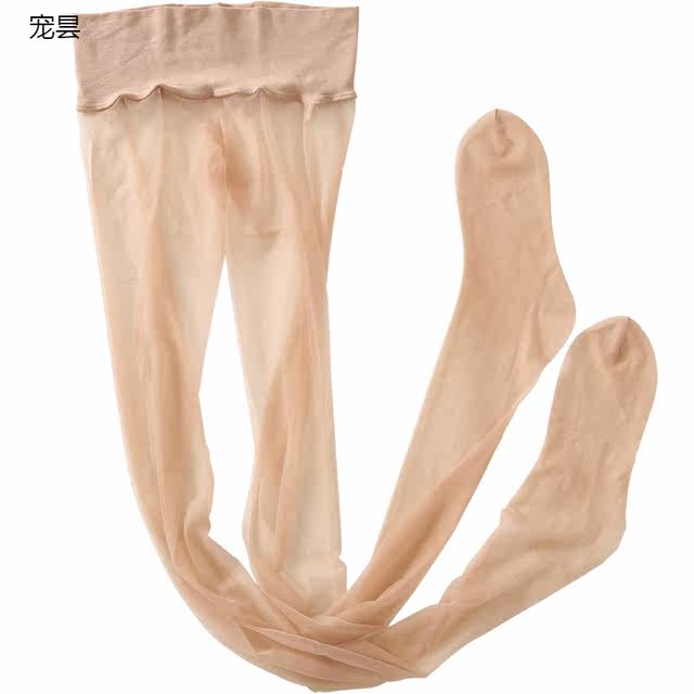 3 Double 360 -degree seamless crotch non -trace Ultra -thin stockings ...