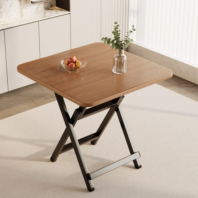 Portable small table folding table dining table small household small ...