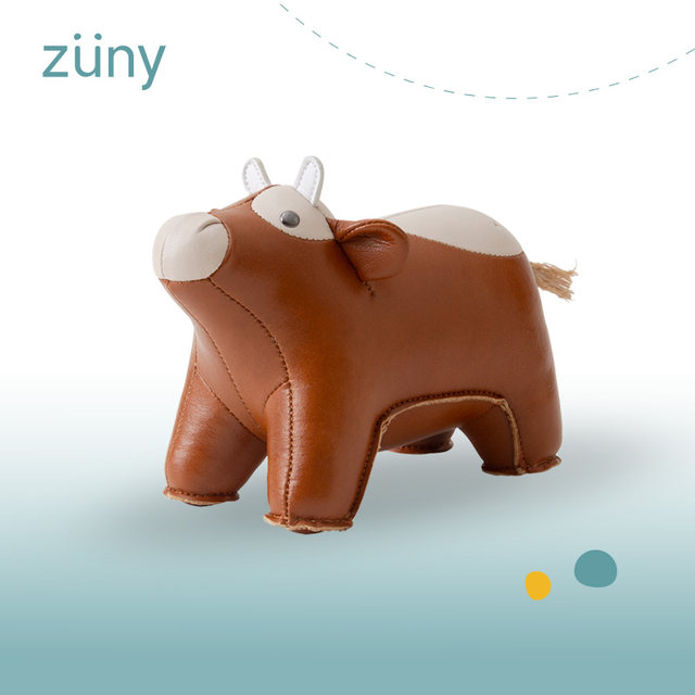 Nordic design home accessories ZUNY animal ornaments cow Calf doll ...