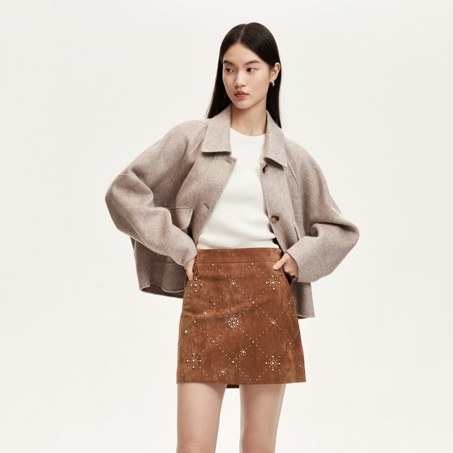 Vero Moda Outlet Skirts in autumn and winter new style beads and bright ...