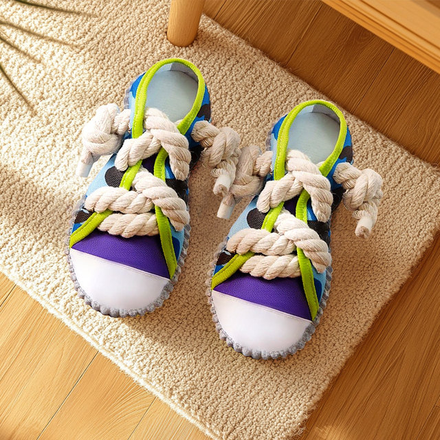 Dog slippers toys vocalized self -relieving stuffy artifacts to grind ...