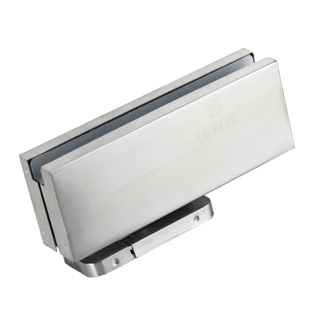 Hole-free floor spring hidden groove-free frameless glass door floor ...