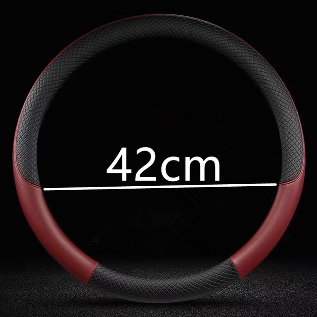 Truck steering wheel cover genuine leather 40 42 45 47 50cm bus bus ...