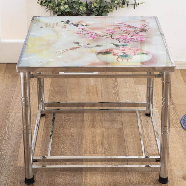 Double rod winter stainless steel fire table folding simple new multi ...