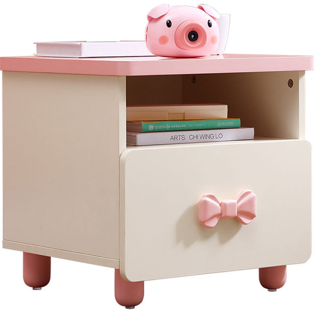 Lin's children's bedside table small creative cartoon bedroom storage ...