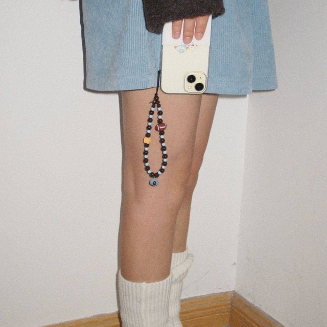 Original ins style Maillard mobile phone chain lanyard ccd camera chain ...