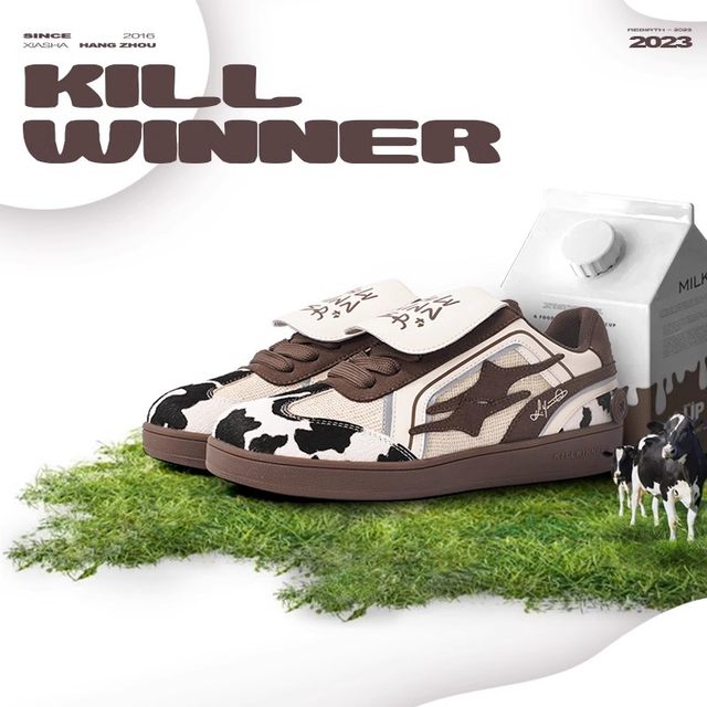 Killwinner German training shoe series fashion casual couple low -top shoe tide brand men and ...