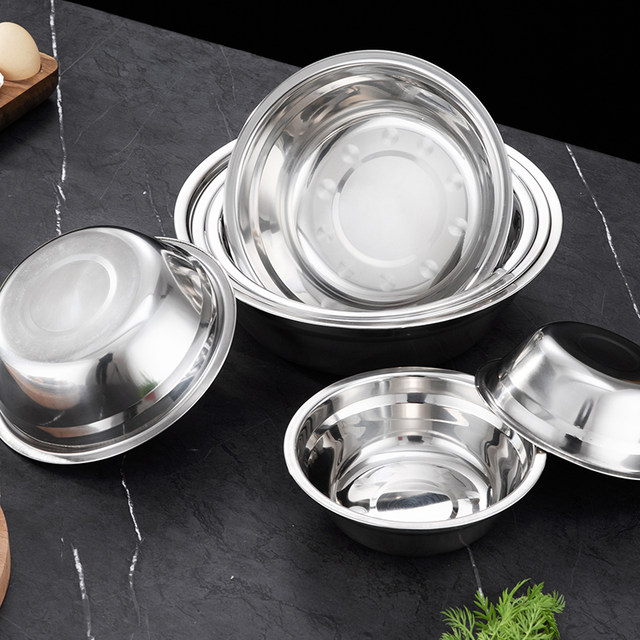 Stainless steel soup bowl children's thickened and basin oil soup bowl ...