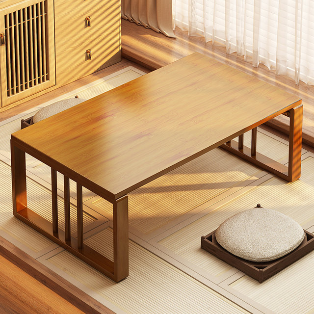 Bay window small table sitting on the ground tatami small tea table ...