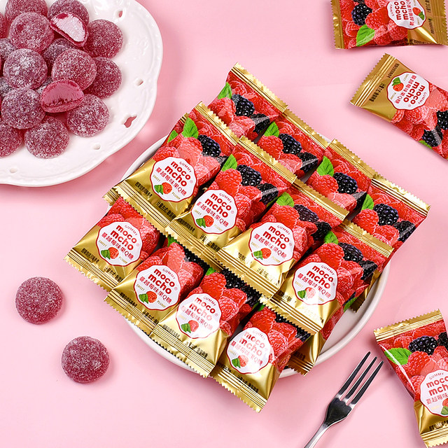 Hook hand cranberry flavor fudge wedding wedding candy QQ sugar rubber ...