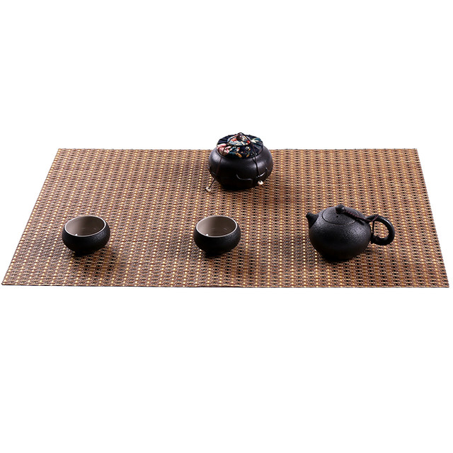 Tea tray mat fiber tea mat tea mat filtered tea residue bamboo mat tea ...