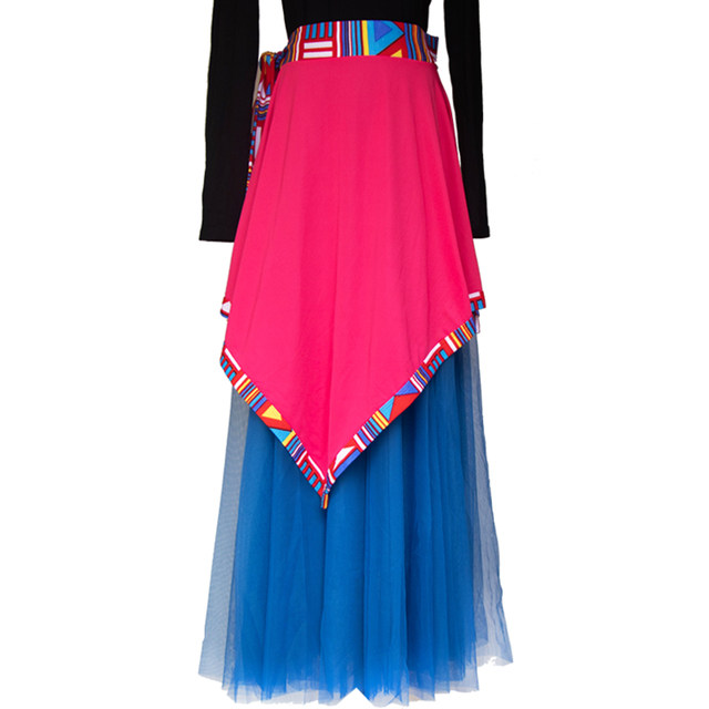 2022 Tibetan dance apron spring and summer ethnic practice skirt ...