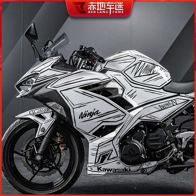 Suitable for Kawasaki Ninja 400 sticker decals, whole vehicle print ...