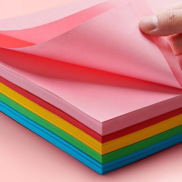 A4 color paper printing paper copy paper mixed color paper 70g children ...