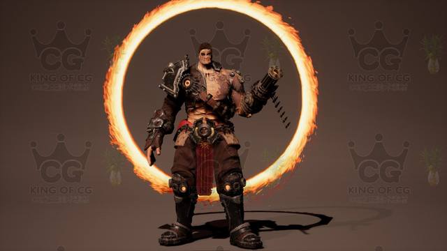 UE5 Unreal 4 Future Warrior with 43 animated character models ...