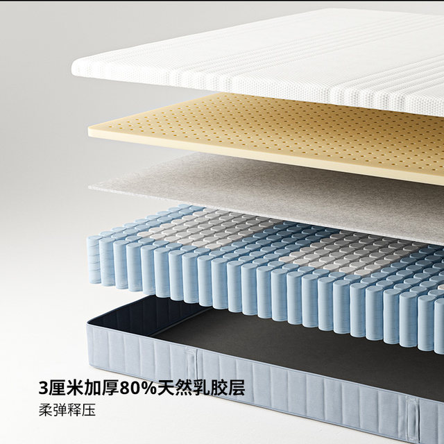 IKEA IKEA Wettermaussen 3cm natural latex layer independent pocket ...