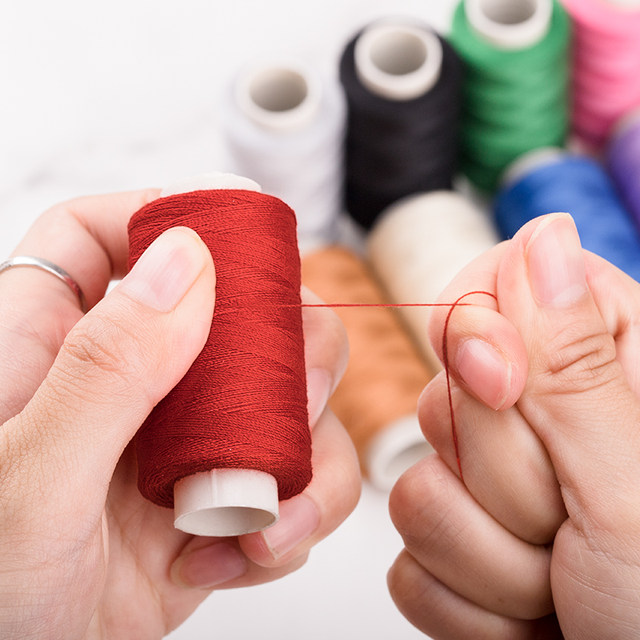 Boxed household sewing thread colorful hand sewing thread small roll ...