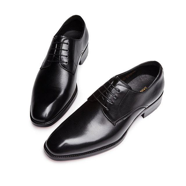 Annunciation Bird Red Sole Shoes New Wedding Shoes Groom Men's Genuine ...