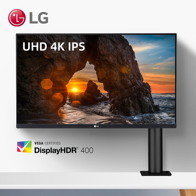 LG 27UN880 27 Inch 4K Monitor Ergo Ergonomic IPS LCD Screen