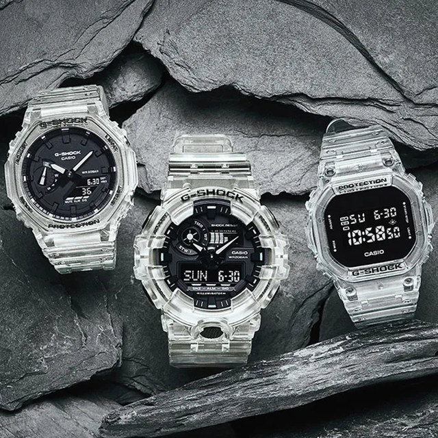 CASIO Casio Watch Male G-SHOCK Glacier ice tough waterproof white ...