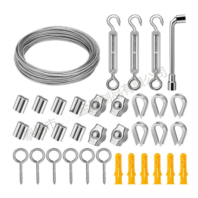 Wire rope 304 stainless steel plastic wrap grape rack wire clothes line ...