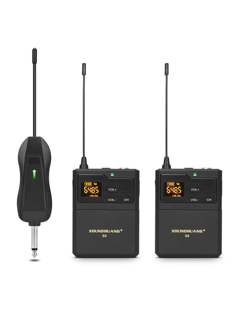 Wireless neck clip microphone ear -hanging head wearing a stagnation ...