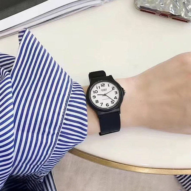 Casio watch men and women MQ-24 waterproof children student examination ...