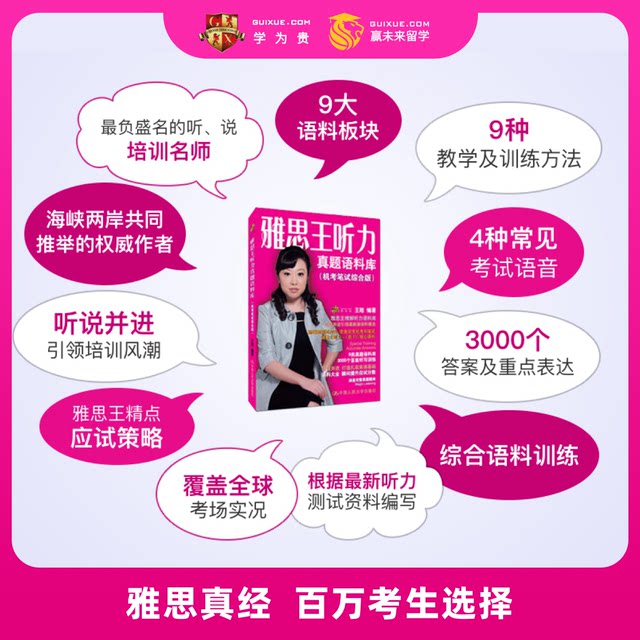 Wang Lu Listening Sword 19 Edition Xue Wei Gui Wang Lu IELTS Wang 2 ...