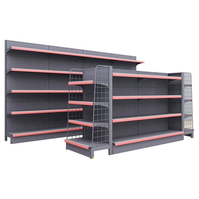 Supermarket shelves convenience store display racks Convenience store ...