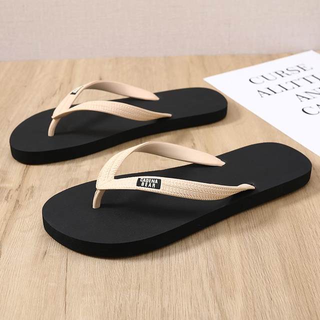 Muji MUll Japanese flip-flops for men 2023 summer non-slip outer wear ...