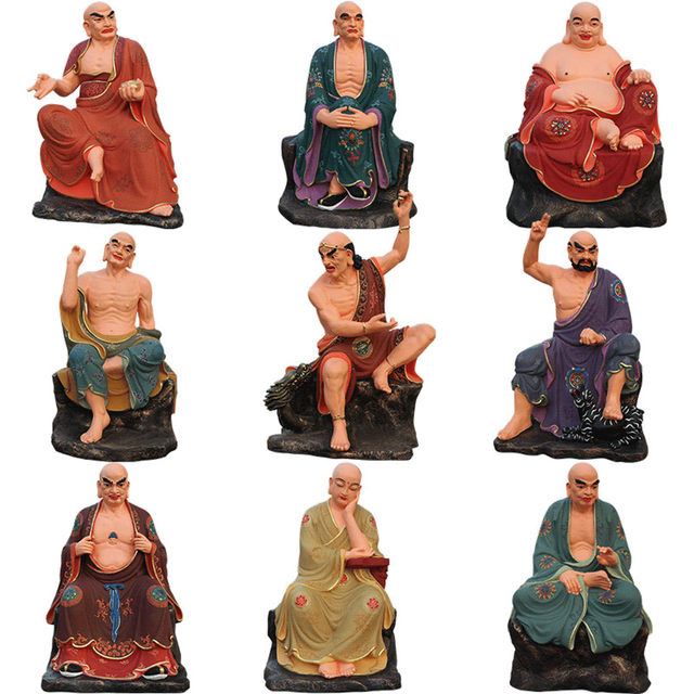 1 meter 3 Eighteenth Luohan Statue Version Resin Buddha Posem 1.08 ...