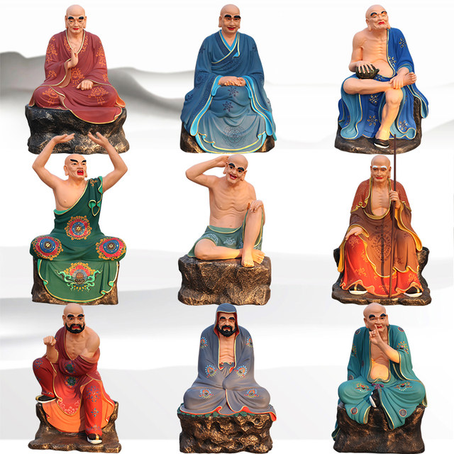 1 meter 3 Eighteenth Luohan Statue Version Resin Buddha Posem 1.08 ...