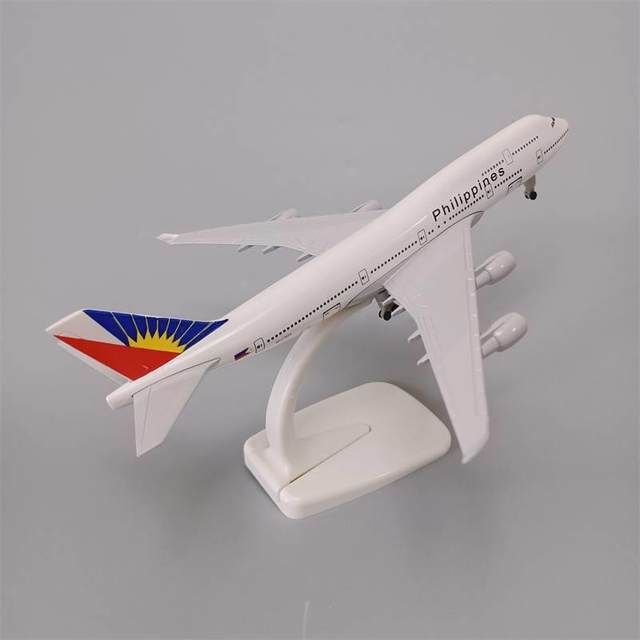 20cm Philippine Airlines Boeing B747 alloy simulation aircraft model ...
