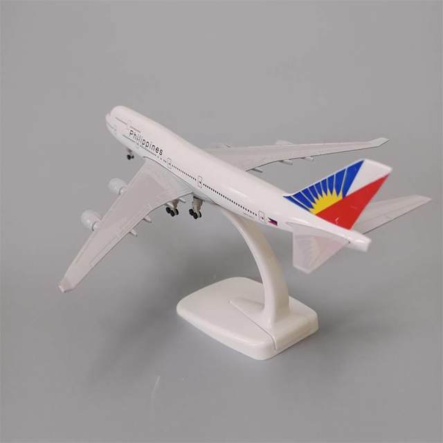 20cm Philippine Airlines Boeing B747 alloy simulation aircraft model ...