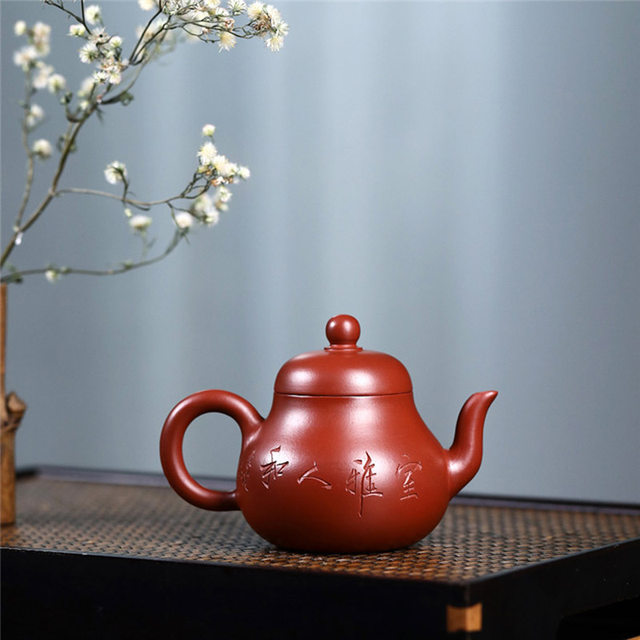 Yixing Zisha Pot Pure Handmade Handmade Landscape Surva Pavilion Put ...